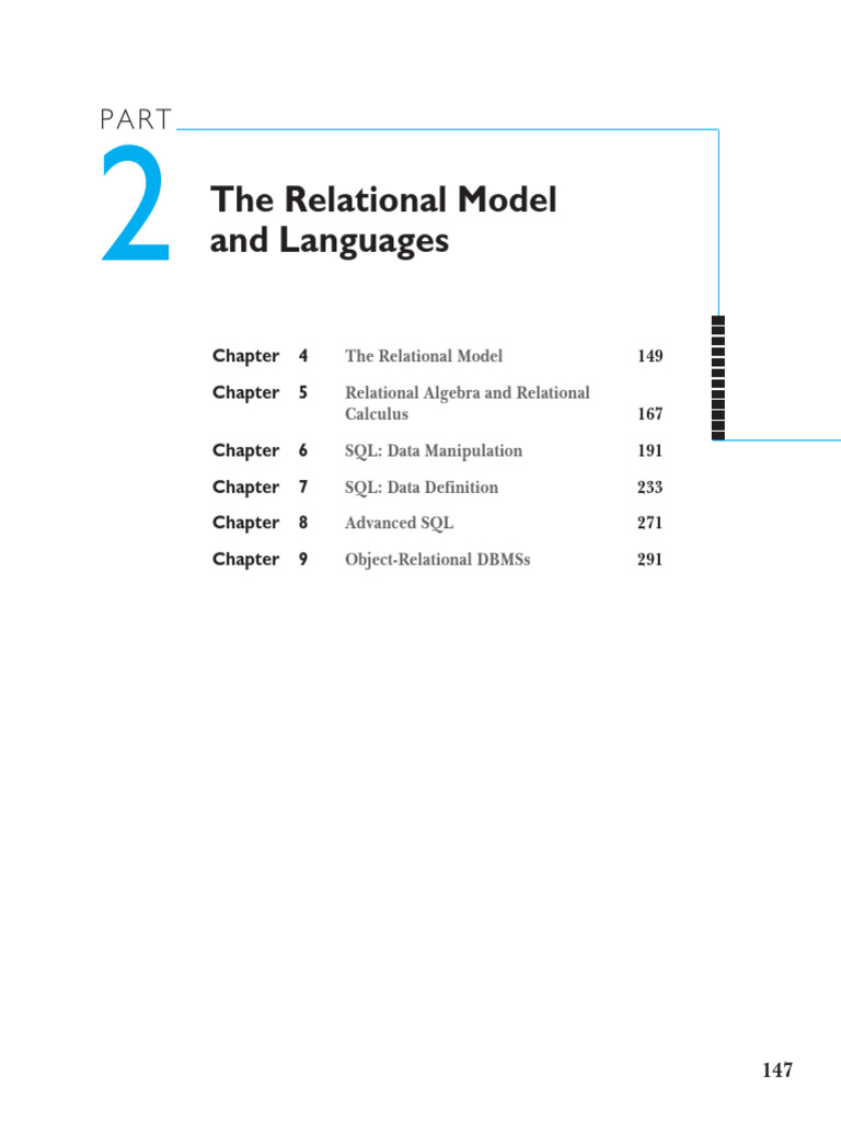 Chapter 2 - Relational Model and Languages | PDF | Relational Database | Relational Model