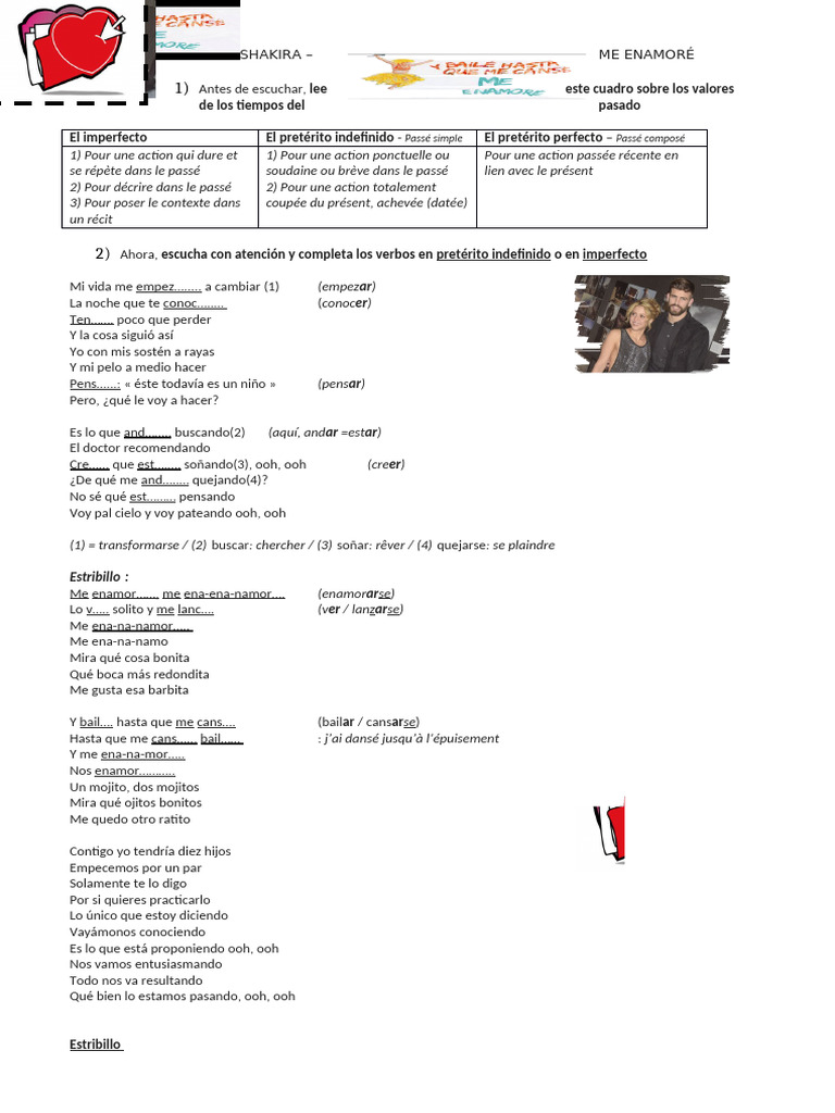 Shakira Me Enamore | PDF