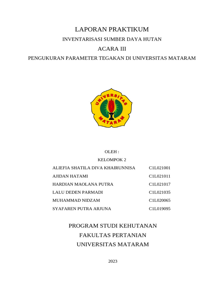Acara 1 Inven | PDF