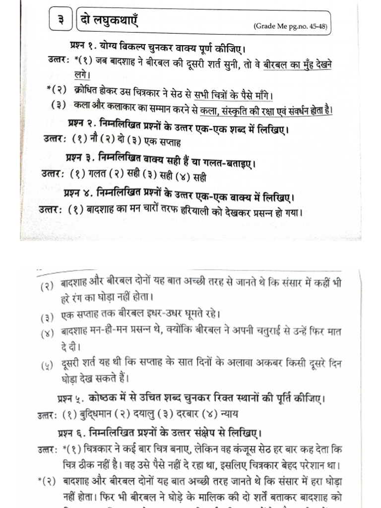 Hindi STD 7th | PDF