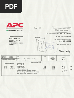 Eon Electricity Uk Bill Editable Psd Tempalte ENGLAND Utility Bill Psd