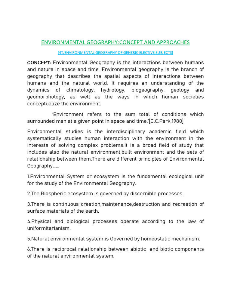 HTTPSWWW - Tgc.ac - Inpdfstudy MaterialgeographyENVIRONMENTAL GEOGRAPHY ...