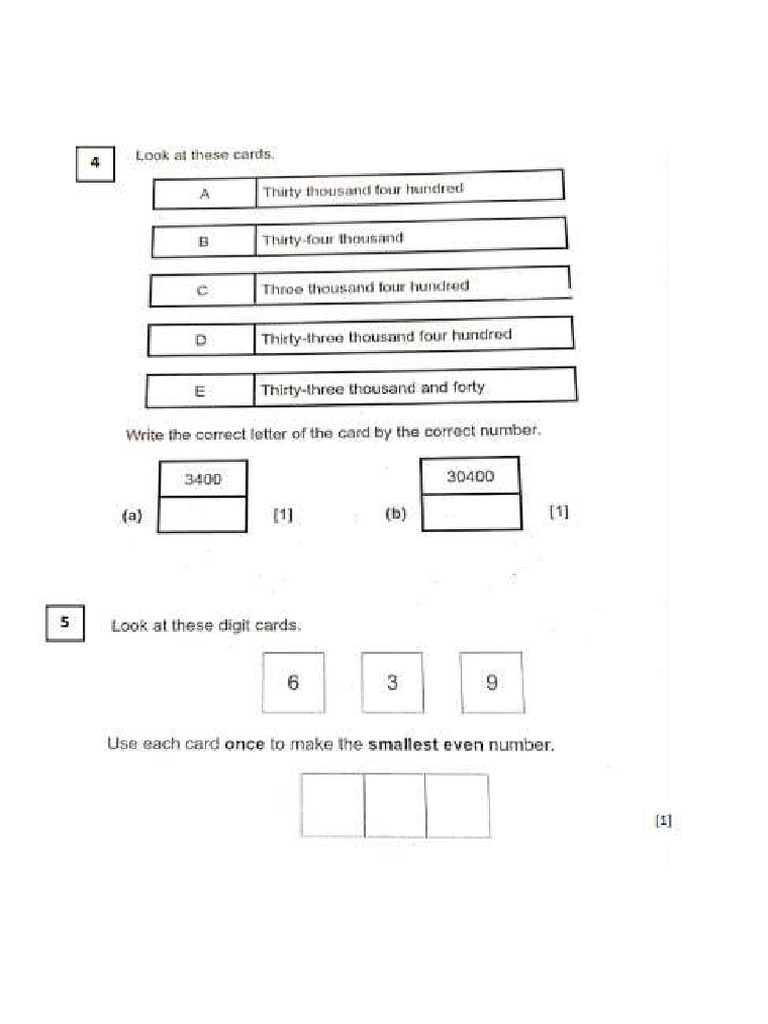 Y6 Worksheet 2 | PDF