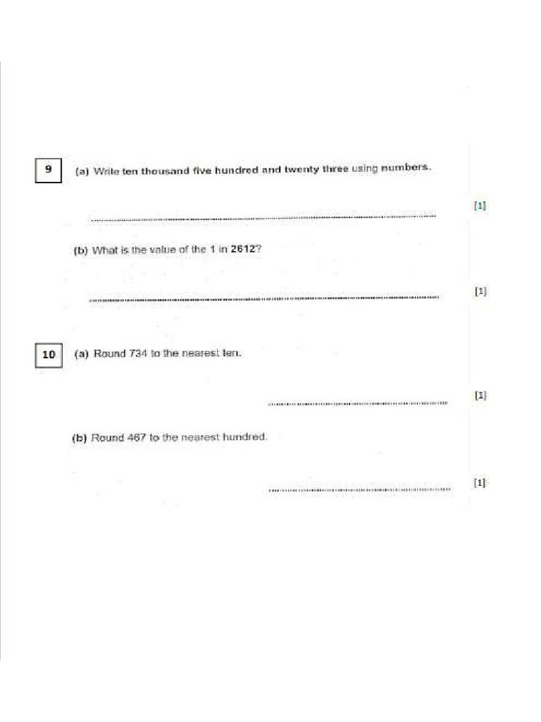 Y6 Worksheet 3 | PDF
