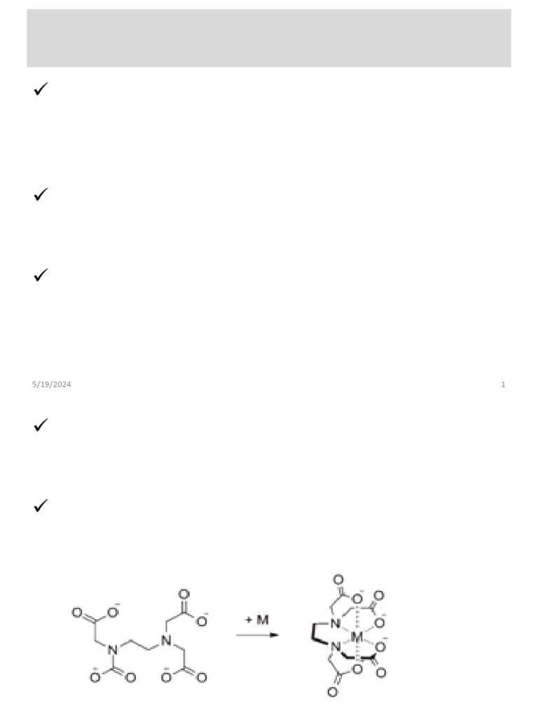 Complex - Formation Titrations 2023 | PDF | Coordination Complex | Ligand