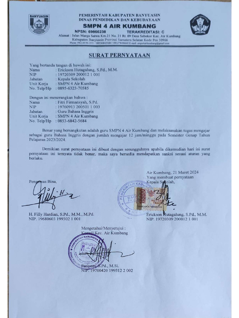 Pernyataan Firman | PDF