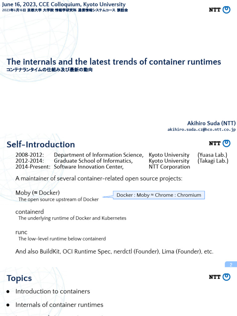 Container Runtimes: Trends & Internals | PDF | Computer Network | Kernel (Operating System)