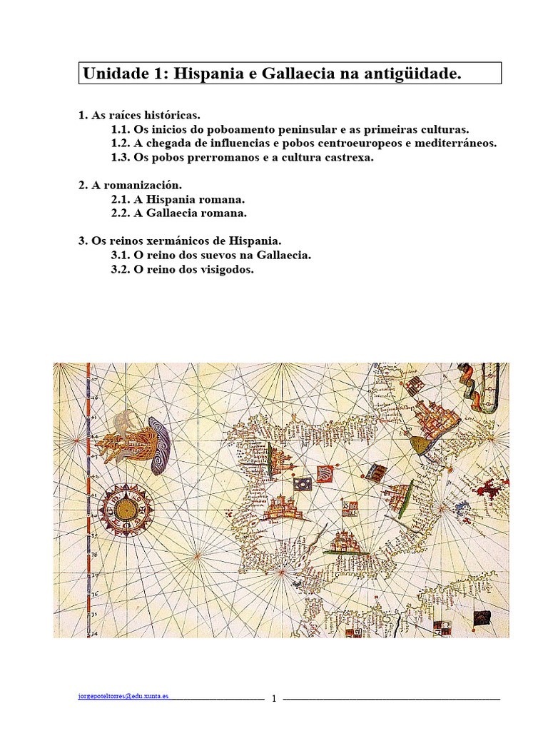 Ud. 1 - Hispania e Gallaecia Na Antigüidade | PDF