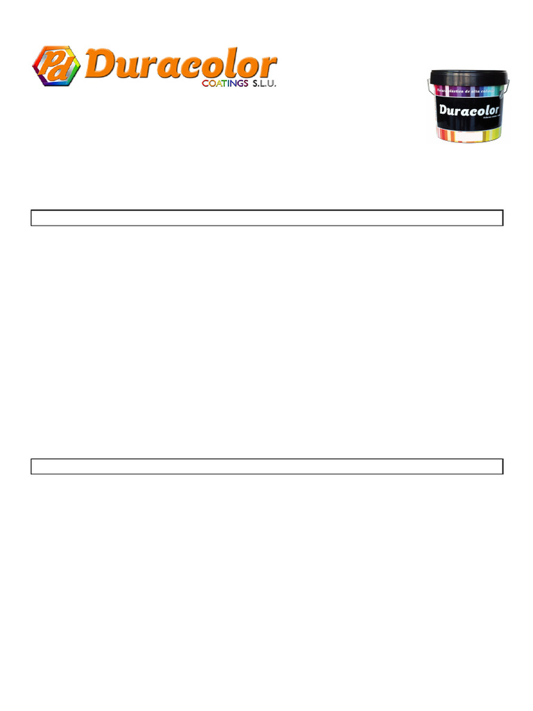 Duracolor Mate | PDF | Pintar | Agua