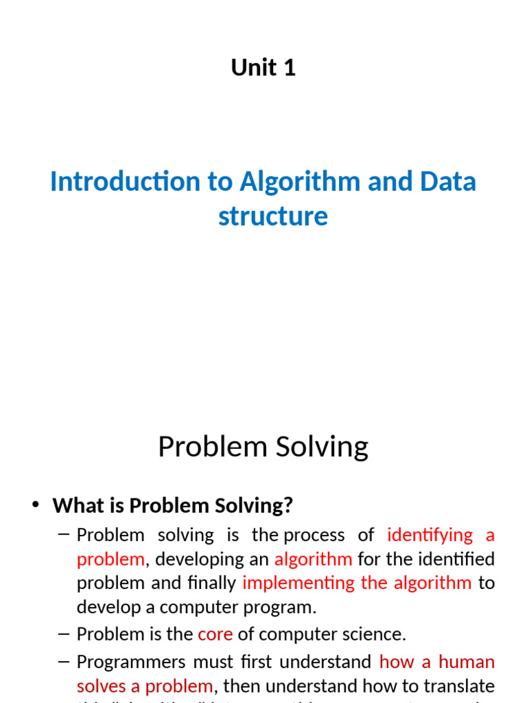 FDS (Algorithm - Design - Tools) | PDF | Algorithms | Computer Programming