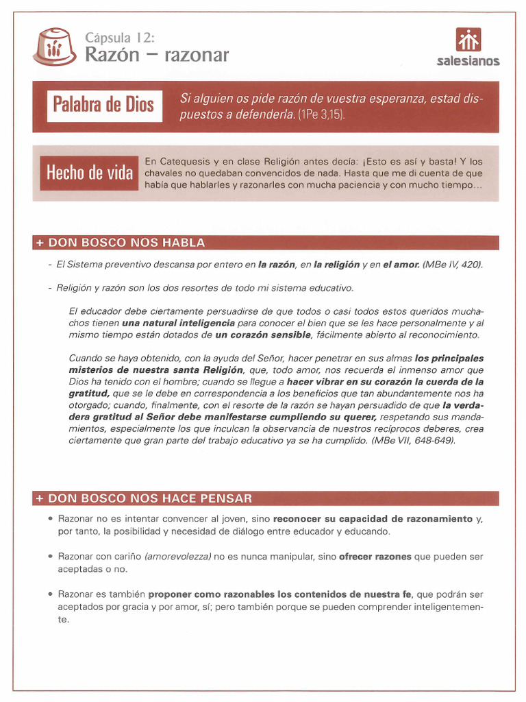 Razón - Razonar | PDF