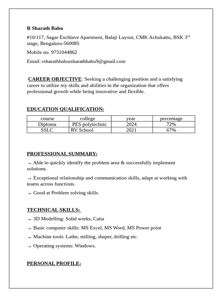 R Sharath Babu | PDF