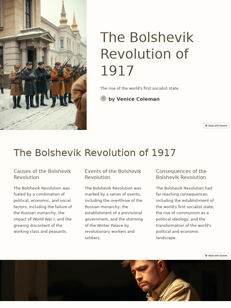 Bolshevik Revolution: Causes and Impact | PDF | Russian Revolution ...