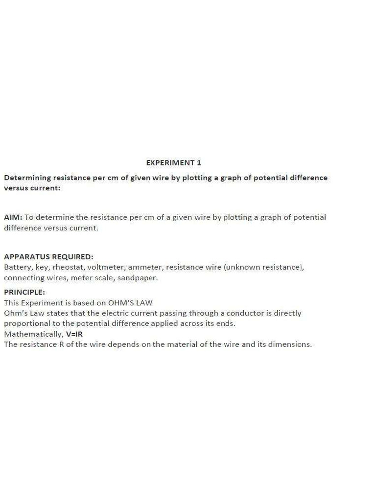 Physics Practical Exp1 1 | PDF