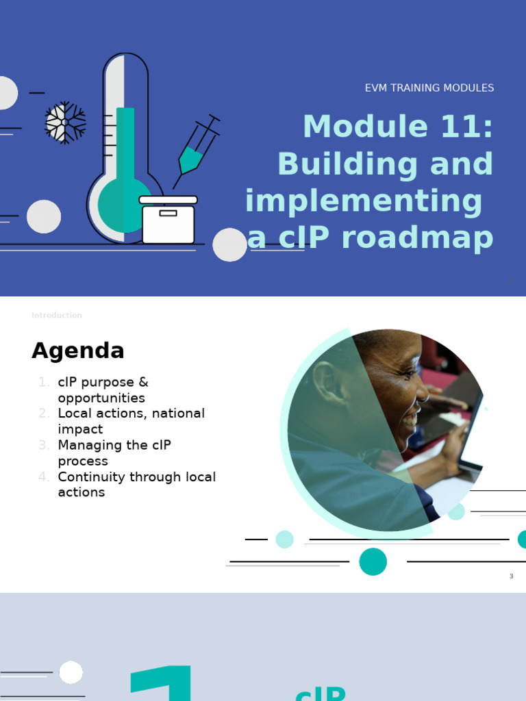 Building and Implementing A cIP Roadmap: Evm Training Modules | PDF | Evaluation | Supply Chain