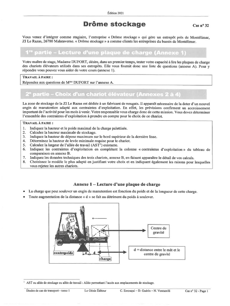 Cas 32-Choix Chariot Élévateur | PDF