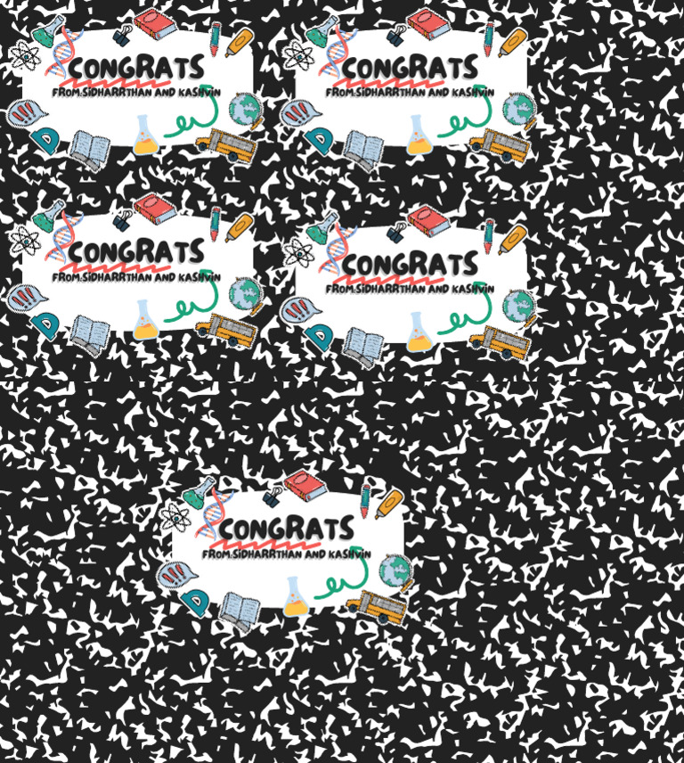 Colorful Illustrative Sticker Style Science Schoology Course Card | PDF ...