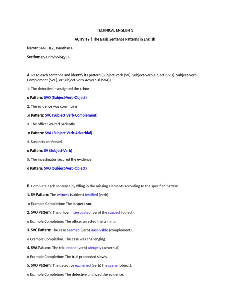 Sanchez Activity | PDF | Foreign Language Studies | Teaching Methods & Materials