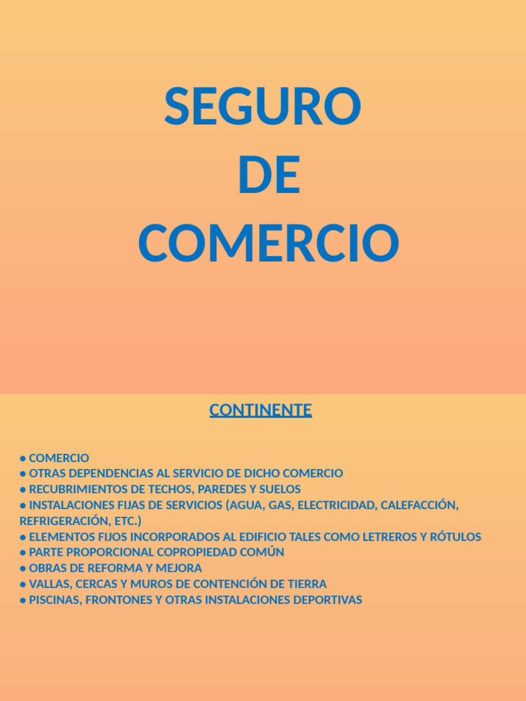Presentacion Comercio | PDF | Relámpago | Agua