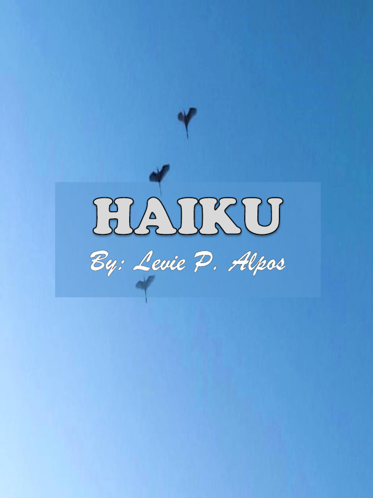 Creative Writing Haiku | PDF