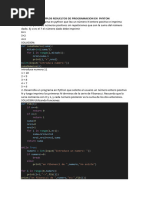 100 ejercicios resueltos en python | PDF | Python (lenguaje de programación) | Programación de ...