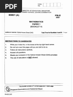 PSLE 2021 Maths | PDF