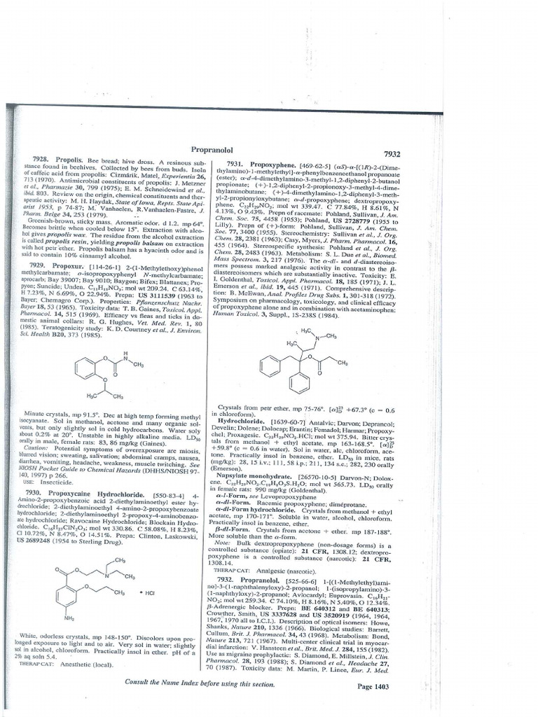 Propoxur Solubilidade | PDF