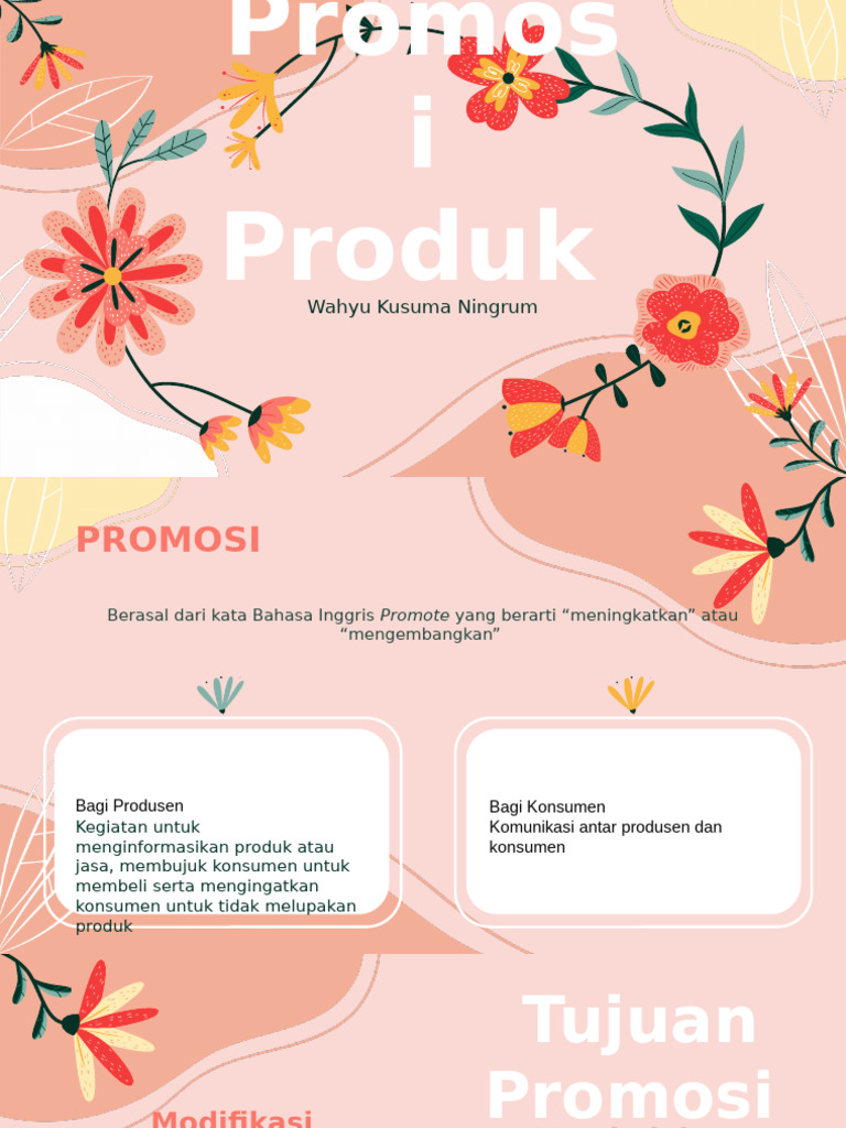 Promosi Produk | PDF