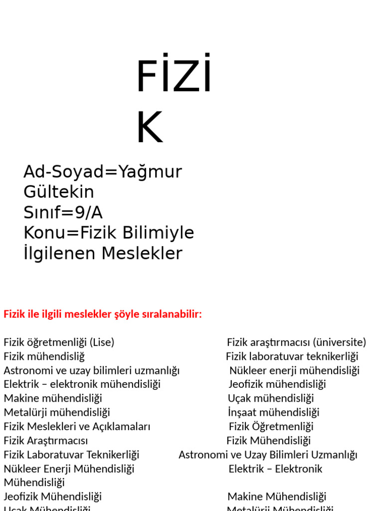 Fizik | PDF