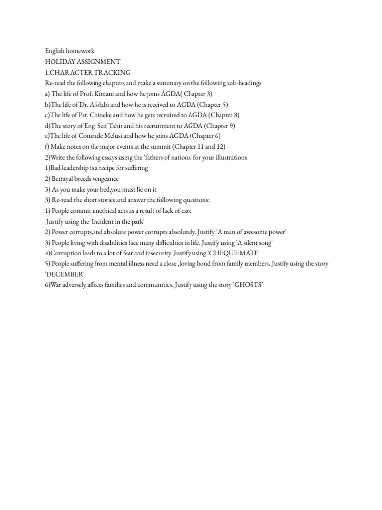 English Homework | PDF | Foreign Language Studies | History