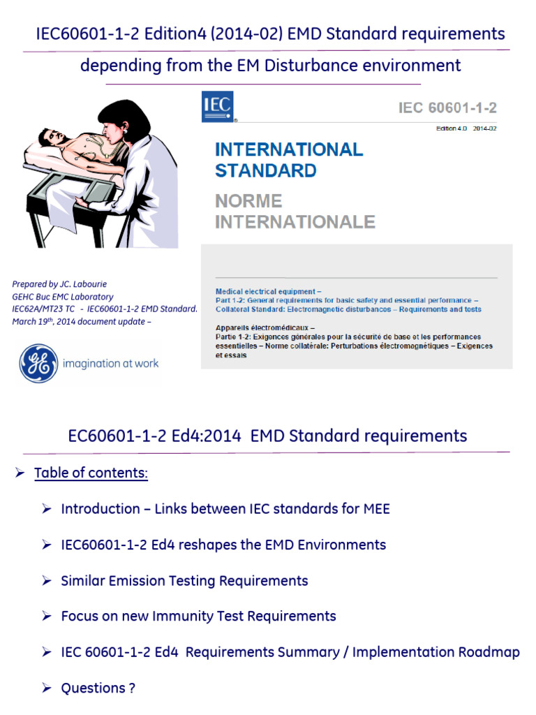IEC60601-1-2 Ed4 Req Function Environment RF2014 - v2S | PDF | Electromagnetic Compatibility | Hertz