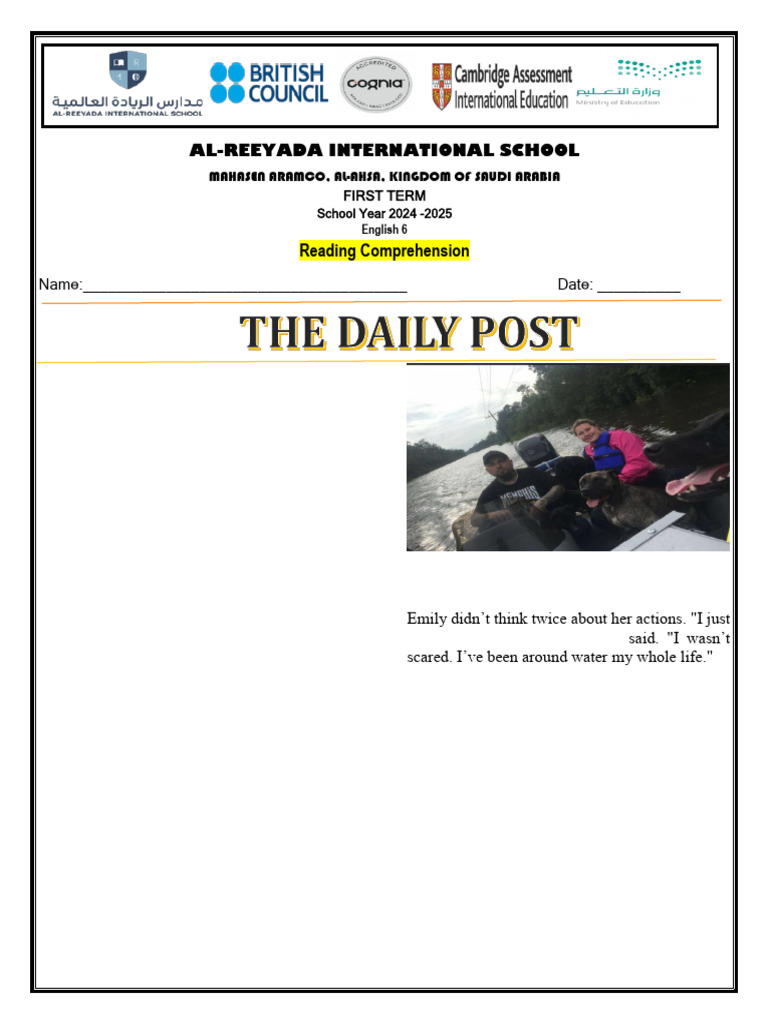 Day 4 Reading Comprehension | PDF