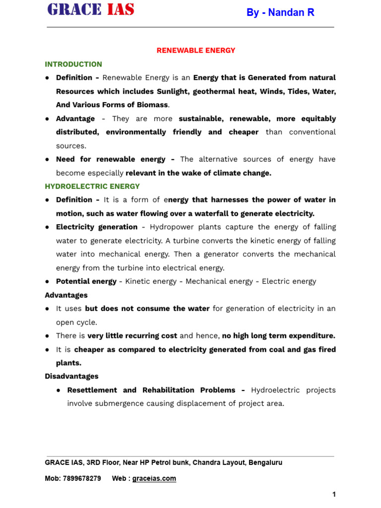 Overview of Renewable Energy Sources | PDF | Fuel Cell | Biofuel