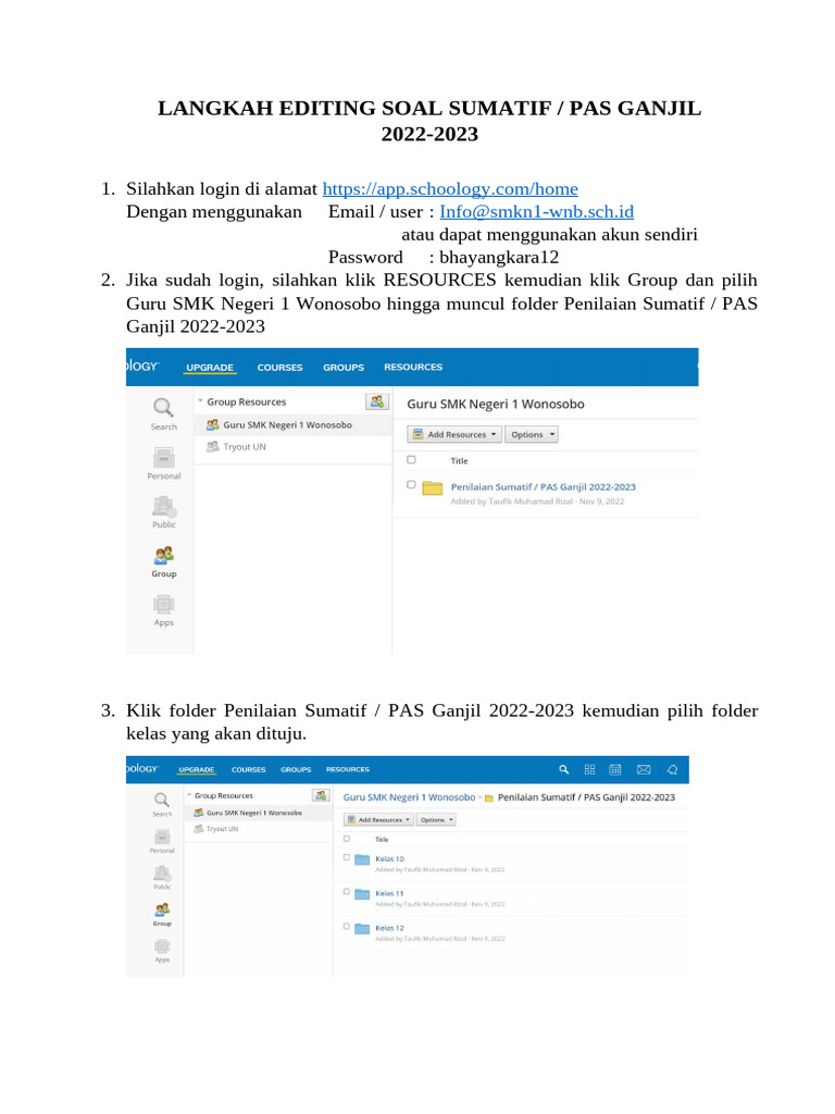 Langkah Editing Soal Sumatif | PDF | Karier & Perkembangan | Bisnis