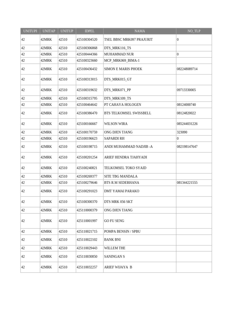 DATA SKP 2024 Merauke Kota | PDF