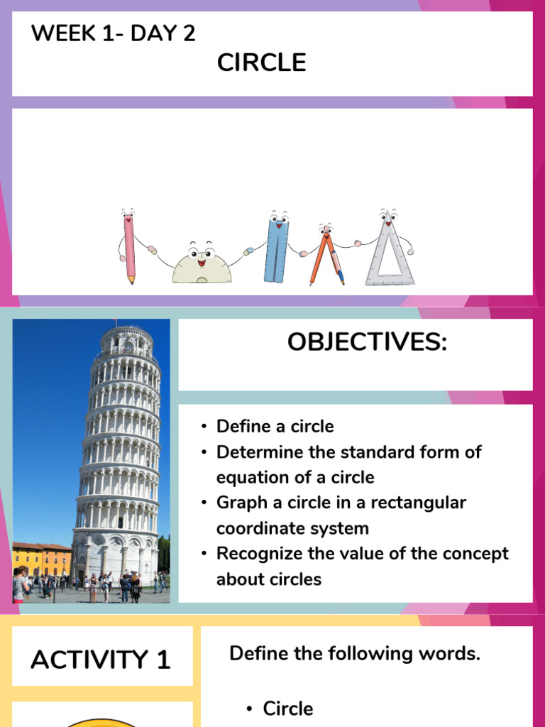 PC-WEEK-1-DAY-2 | PDF | Circle | Mathematical Concepts