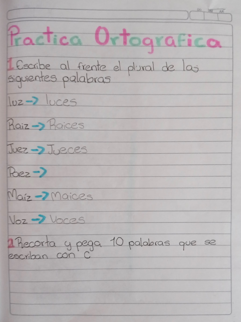 Lectura y Escritura Actividad#1 Segundo Periodo | PDF | Hogar ...