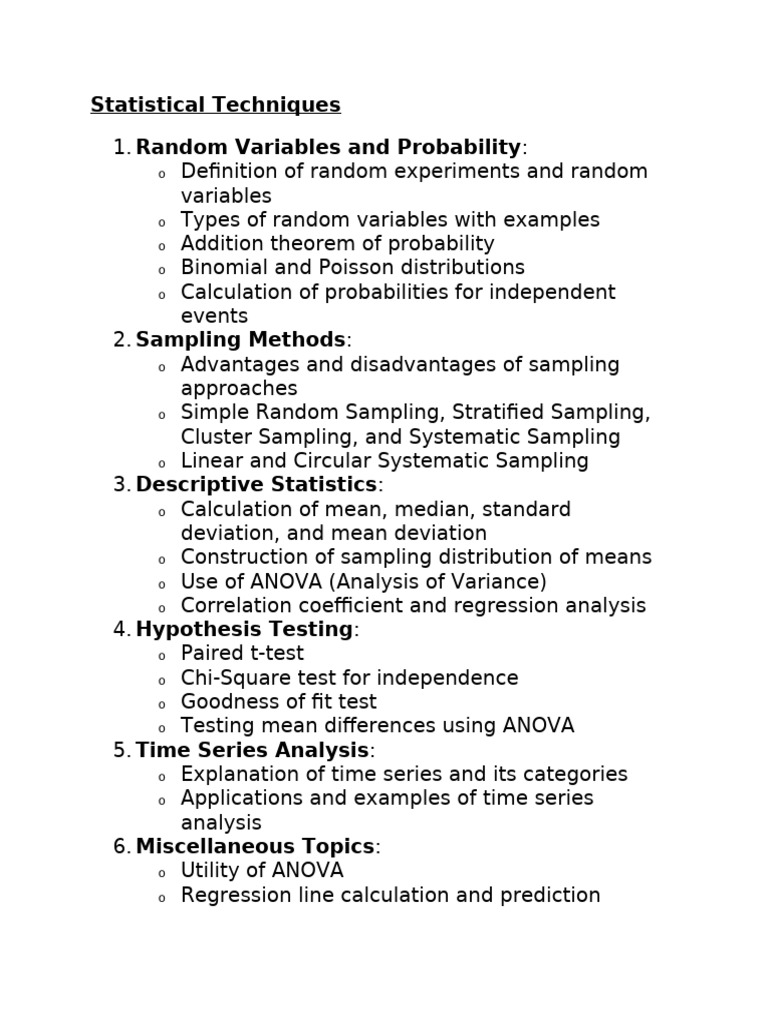Statistics, Networks, and Algorithms | PDF | Analysis Of Variance | Sampling (Statistics)