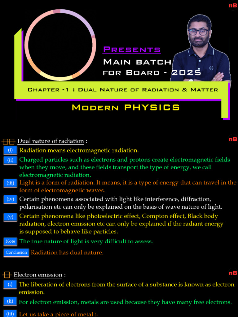 1-Dual Nature Intro | PDF