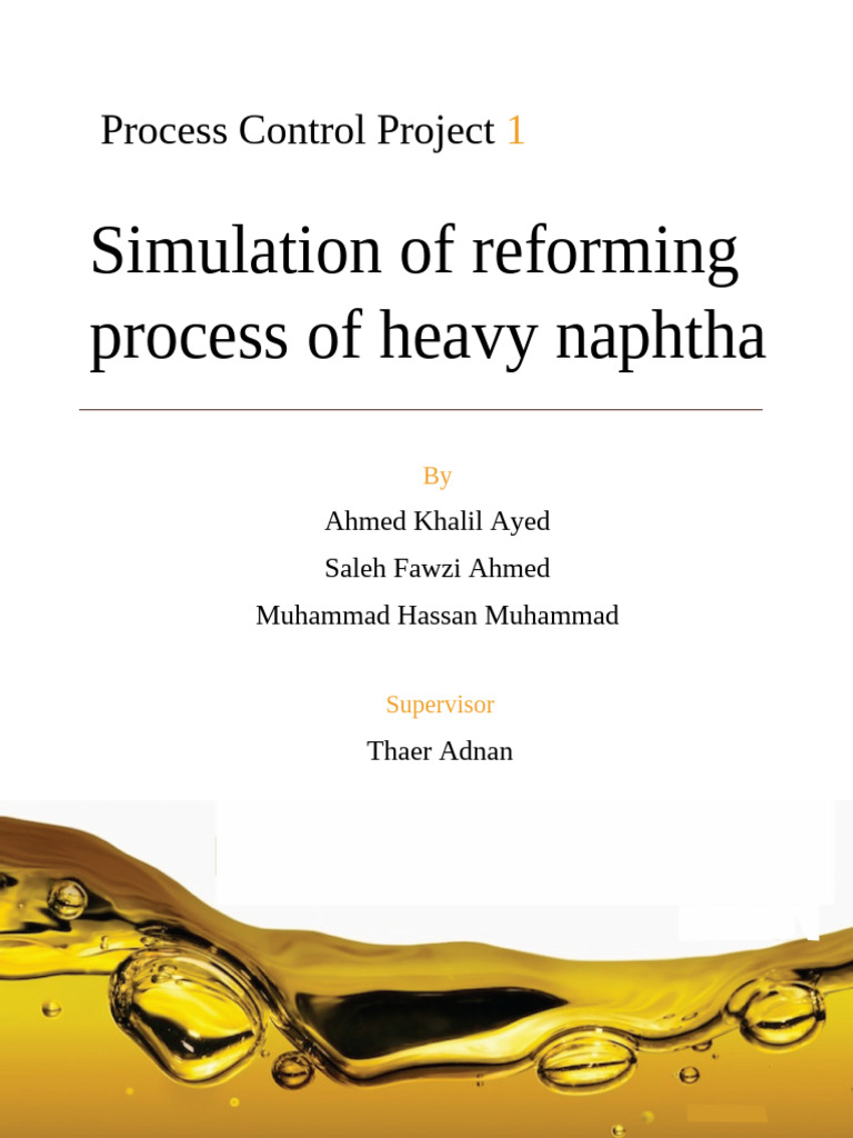 Simulation of Heavy Naphtha | PDF | Control Theory | Applied Mathematics