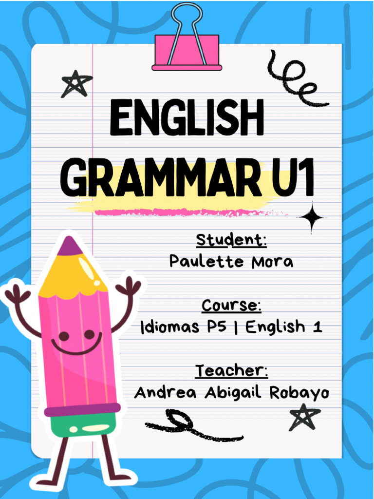 Grammar Unit 1 | PDF