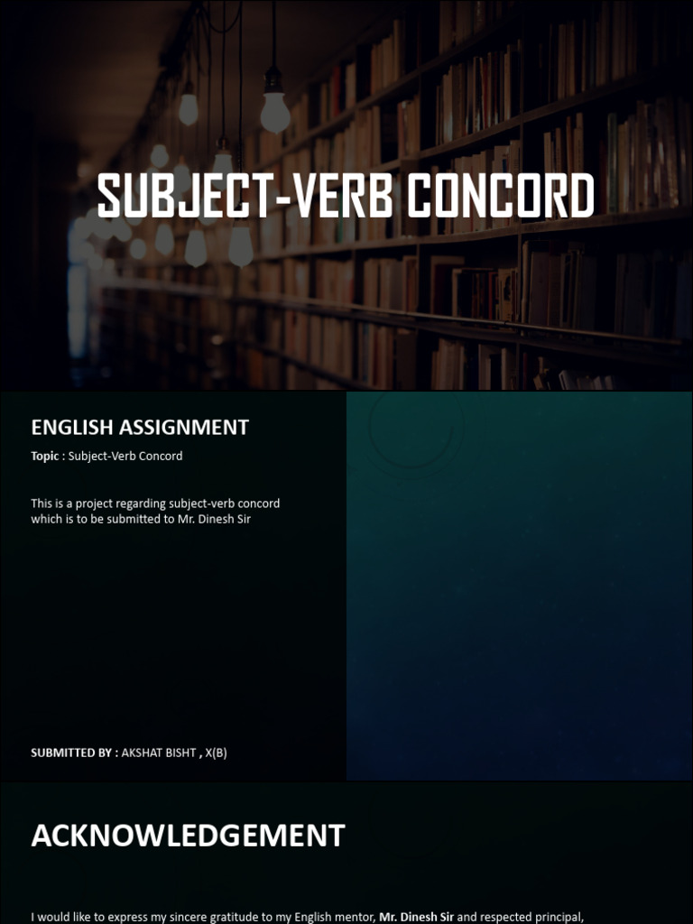 English | PDF | Grammatical Number | Verb