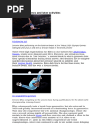 Read - No Dream Too High - Simone Biles | PDF | Simone Biles | Gymnastics