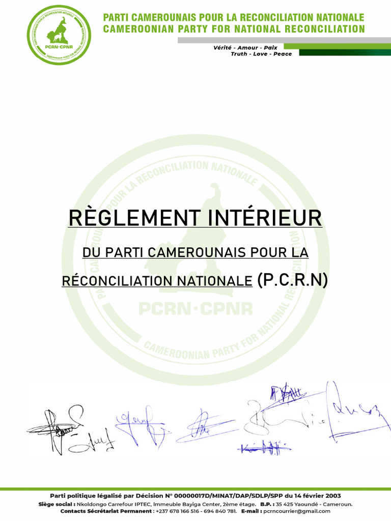 RI NEW PCRN 2023 Bon | PDF | Président des États-Unis | Gouvernement ...