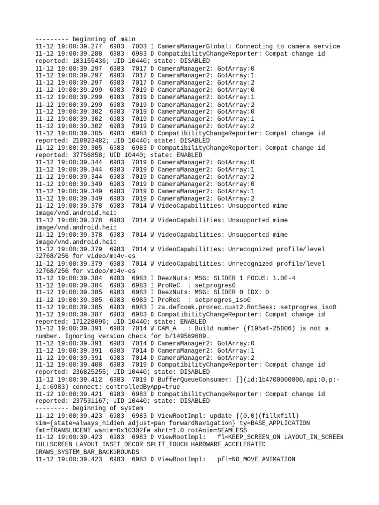 Logcat 1731418239198 | PDF | Operating System Families | Computer Science