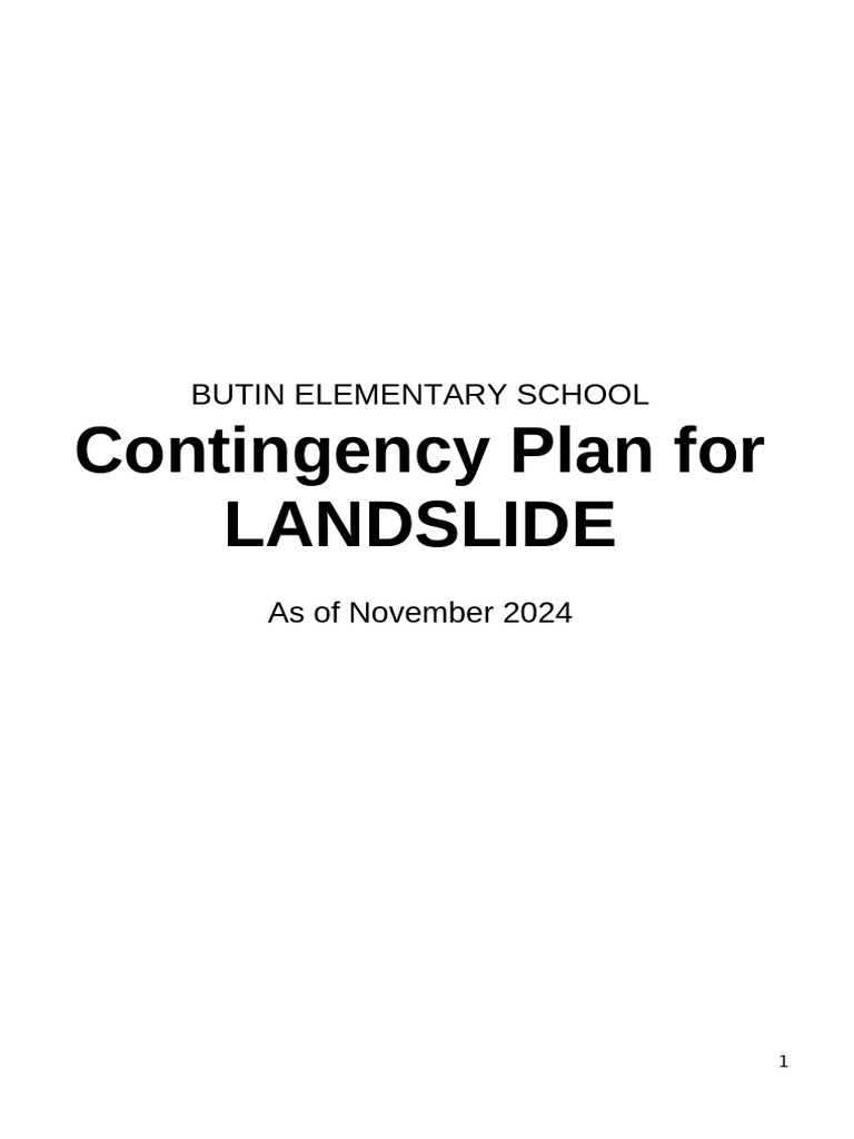 Butin CP Ffffinal Na Gyud | PDF | Emergency Management | Emergency