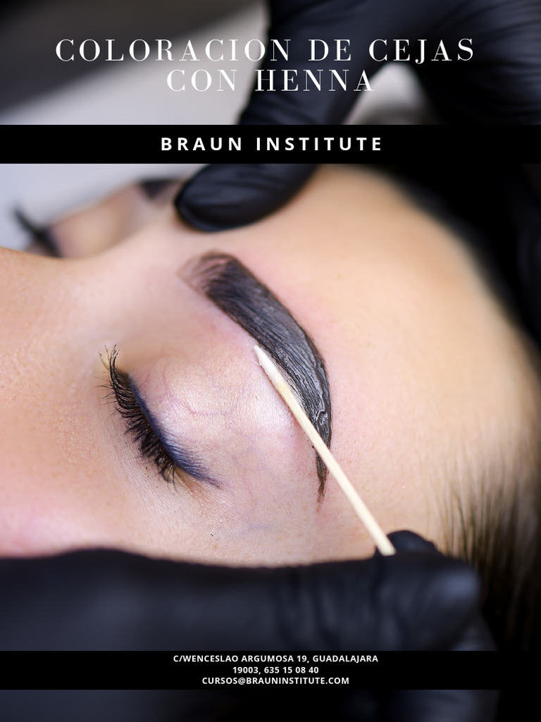 Dossier Coloracion de Cejas Con Henna | PDF | Pelo | Alergia
