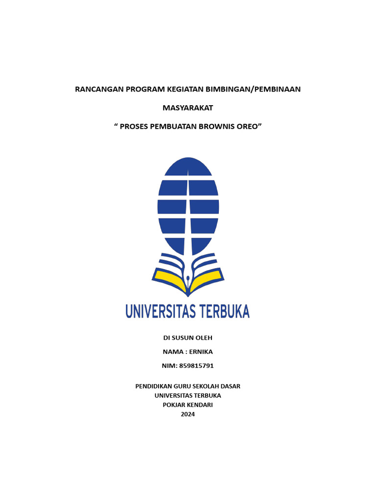 Rancangan Program Kegiatan Pembinaan Masyarakat-2 | PDF | Karier ...