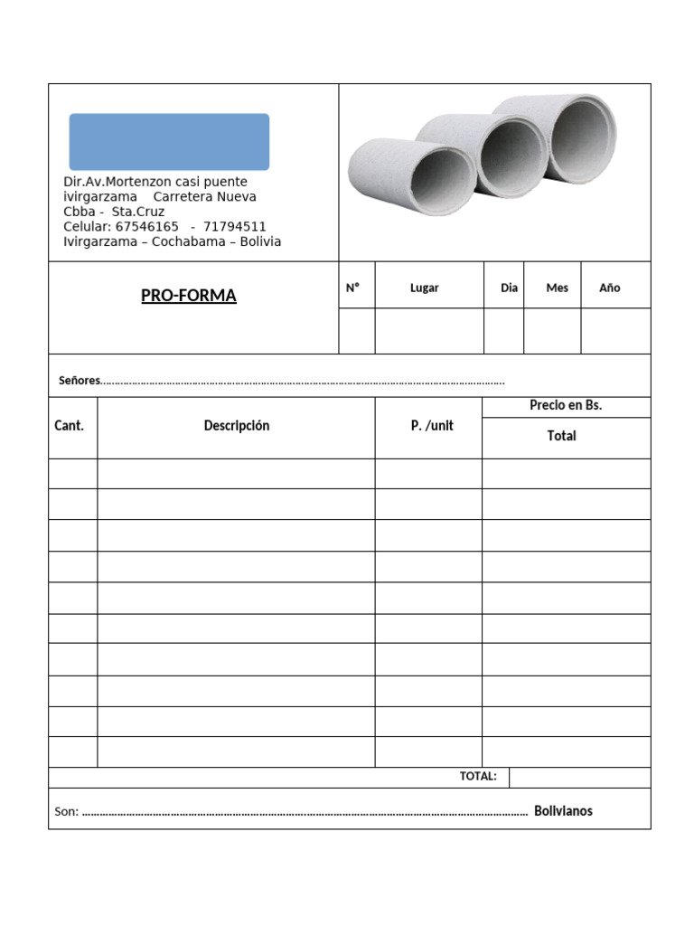 Proformas, Etc | PDF | Cocina, comidas y vino