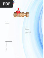 Valvula Compuerta Bridada | PDF | Ingeniería mecánica | Unión